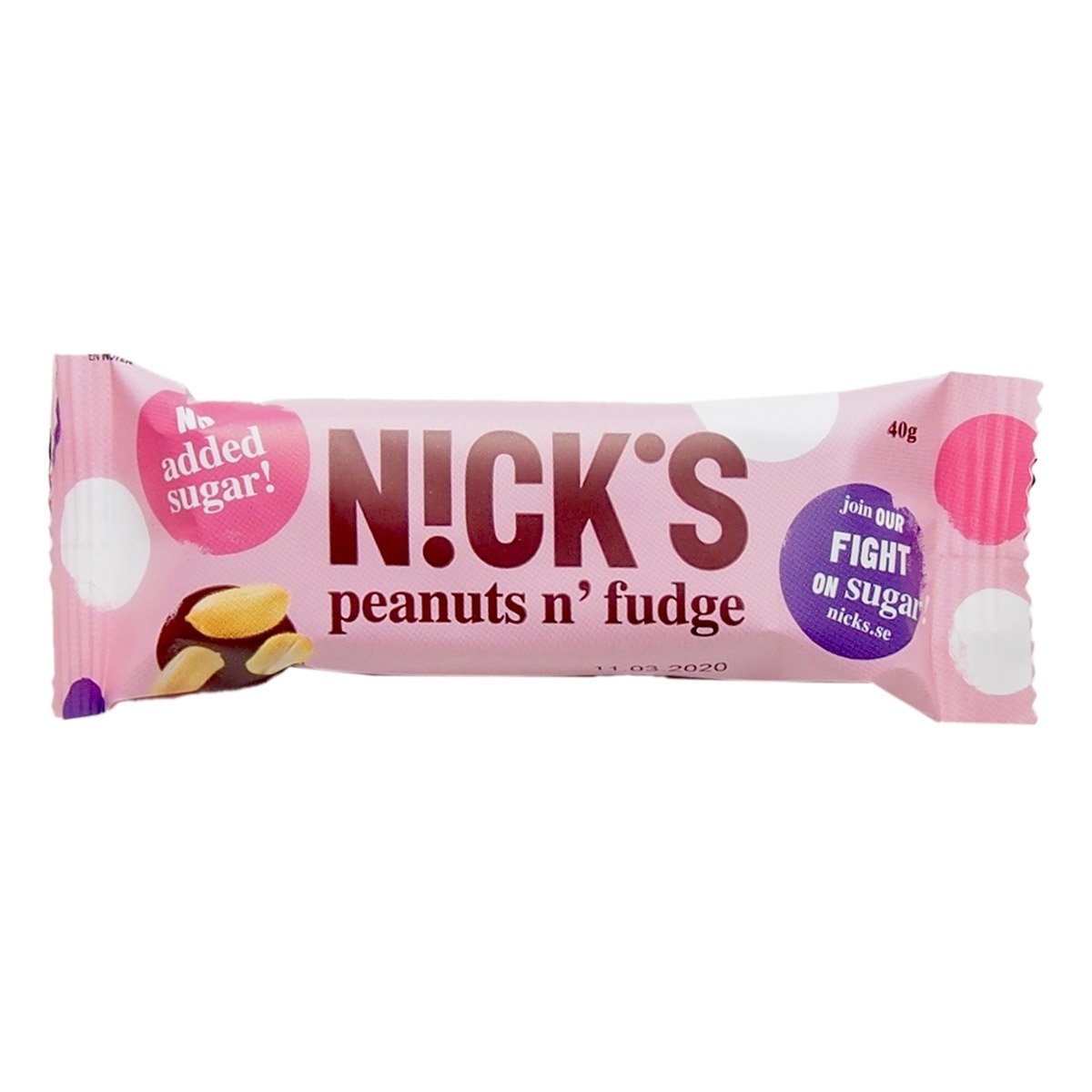 NICK'S Peanuts N' Fudge (40g) - Naschhaus - Schweden - Shop