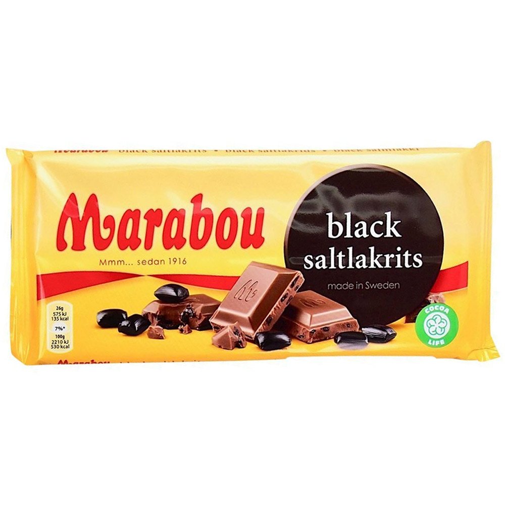 Marabou Black Saltlakrits (180g) - Naschhaus - Schweden - Shop