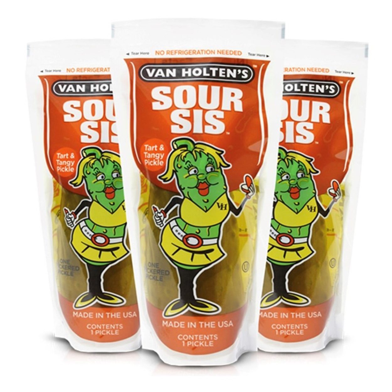 Van Holtens Pickles Sour Sis Pickle King (300g) - Naschhaus - Schweden ...