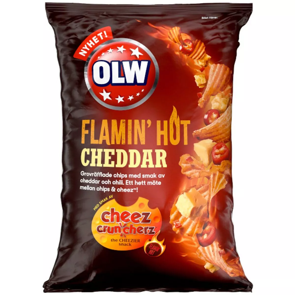 OLW Flamin' Hot Cheddar (175g) - Naschhaus - Schweden - Shop