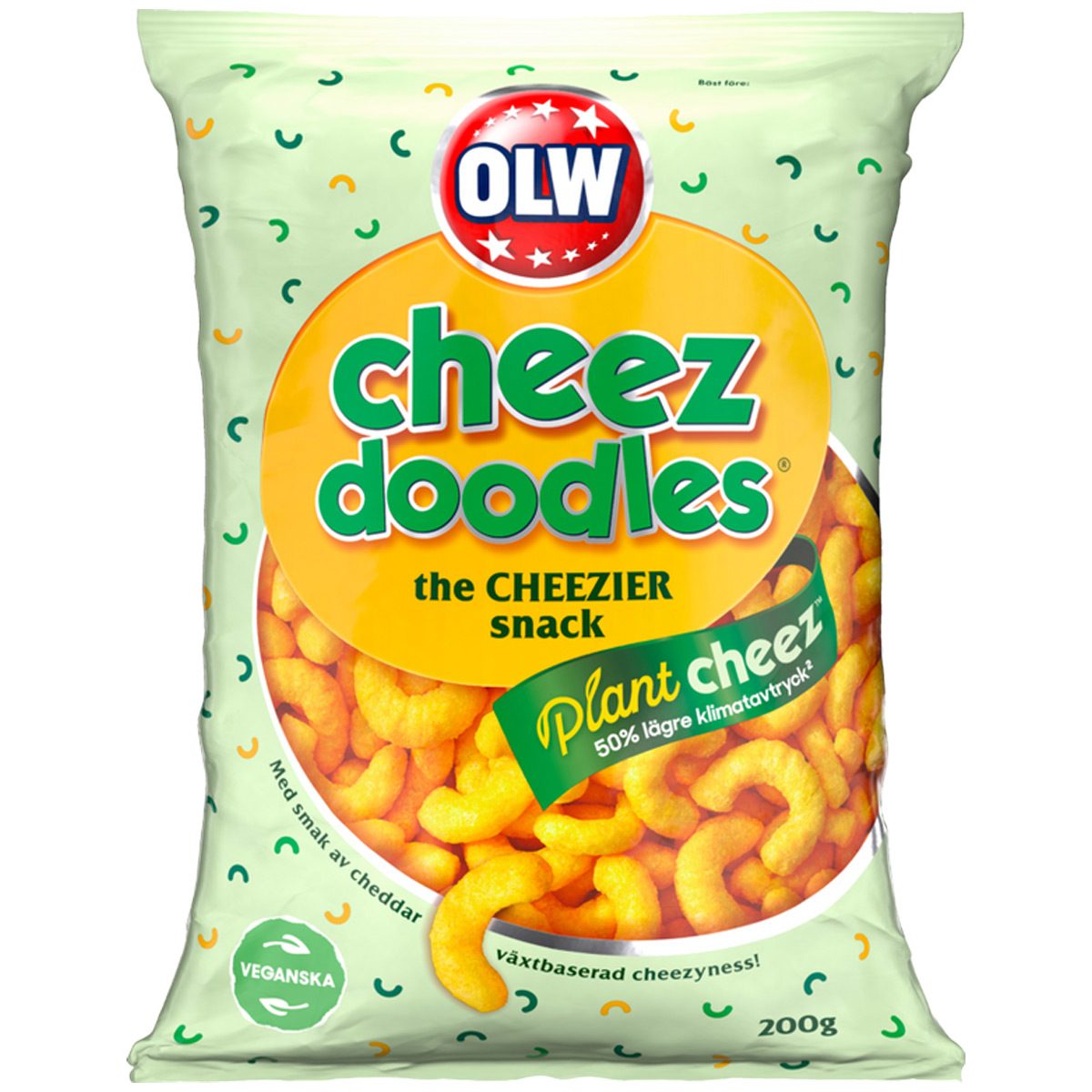 OLW Cheez Doodles Plant Cheez - VEGAN (200g) - Naschhaus - Schweden - Shop